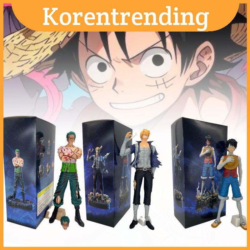 Zoro Impressive Figure With Bandaged Luffy And Sky Island Sanji ...