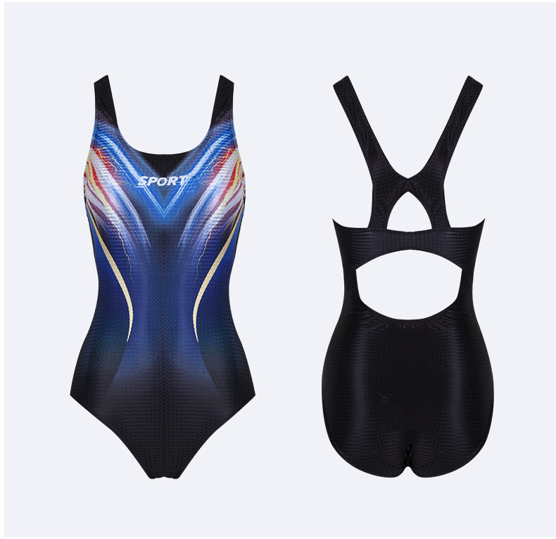 Women Training Racing Swimwear Female One Piece Competitive Swimsuits ...