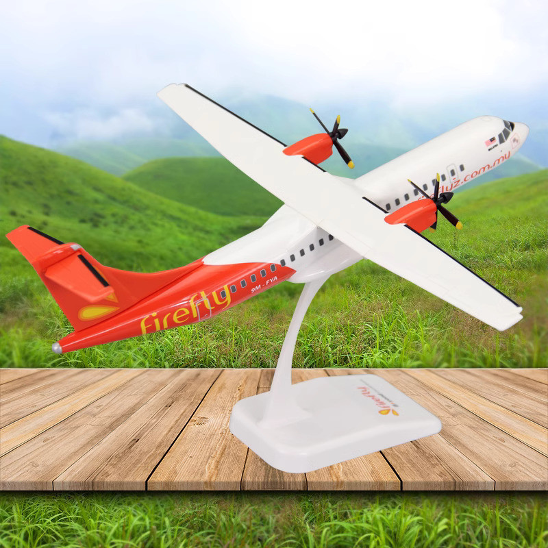 Vivi toys ABS Assembled Airplane Model Malaysia ATR72-500 FireFly ...