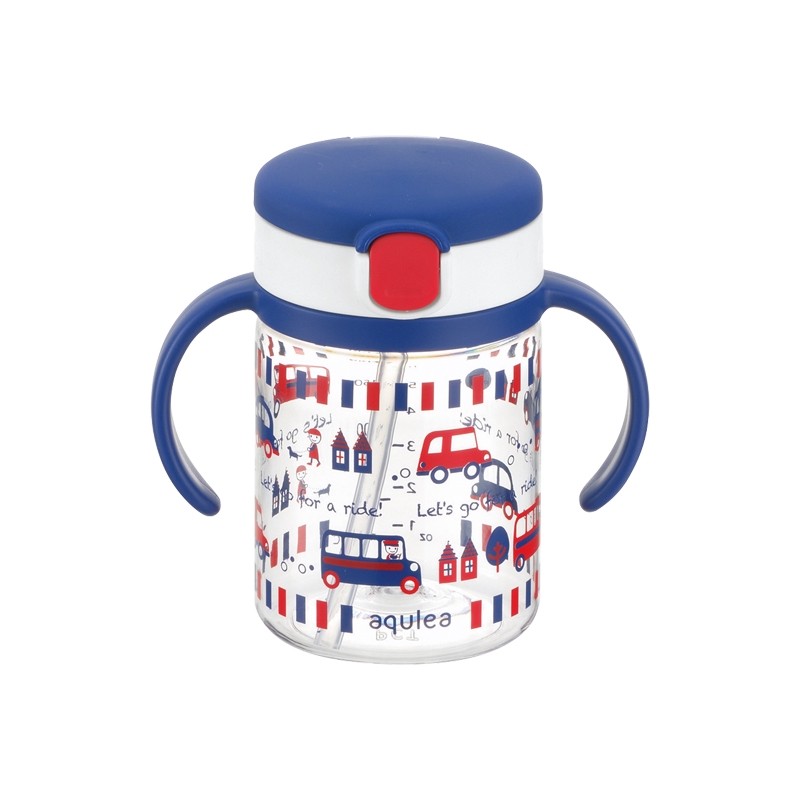 Original Richell AQULEA Clear Straw Bottle Mug 200ml Richell Water ...