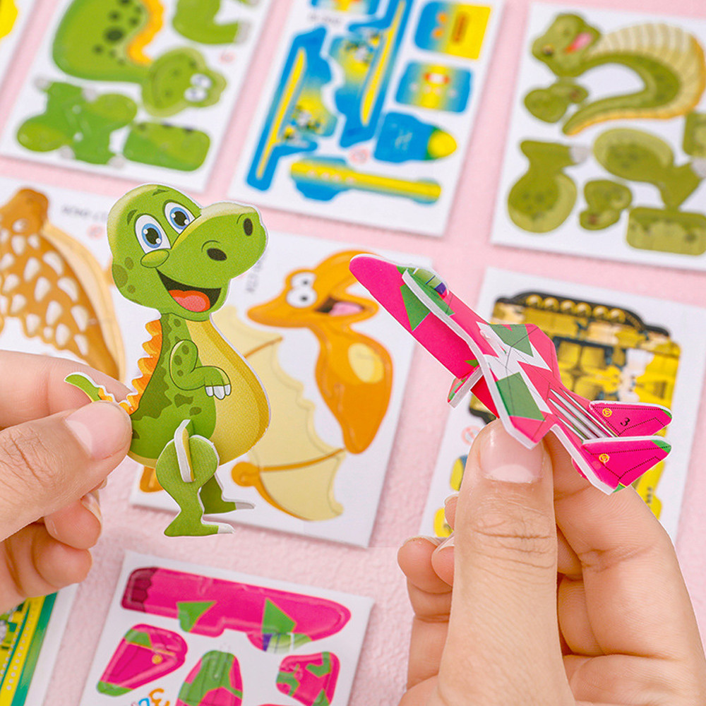 Realeos 3D Mini Small Gasing Shape Insects Jigsaw Puzzle Cute Cartoon ...