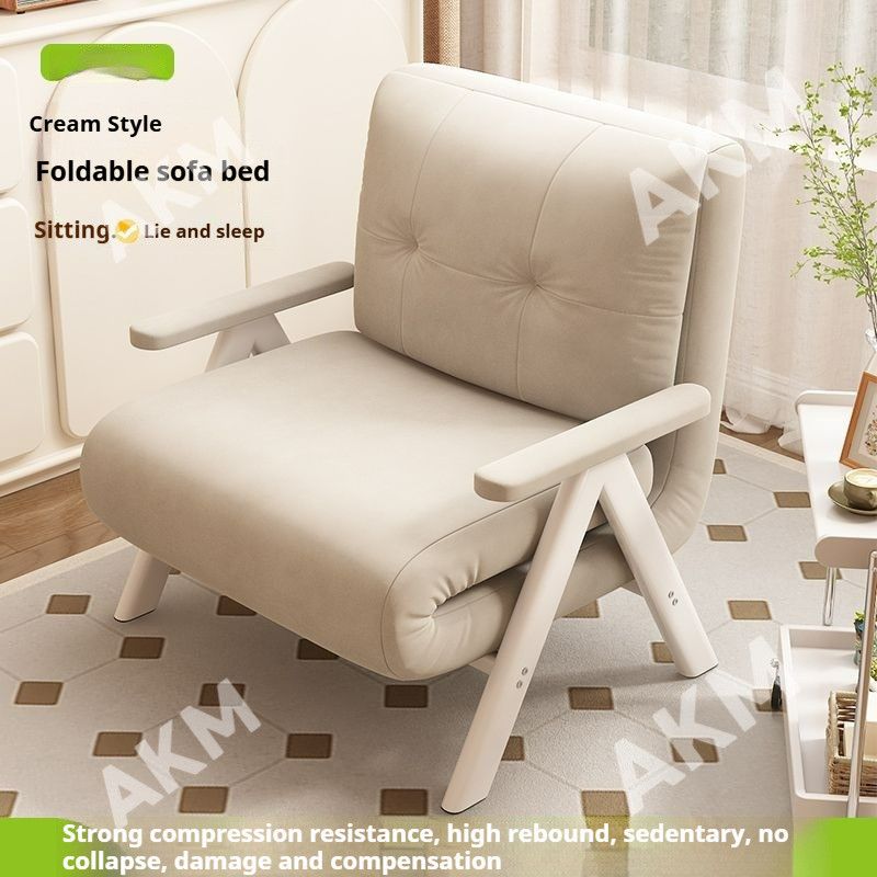 Bed Dual-Use Sofa Living Integrated Room Multifunctional Small Foldable ...