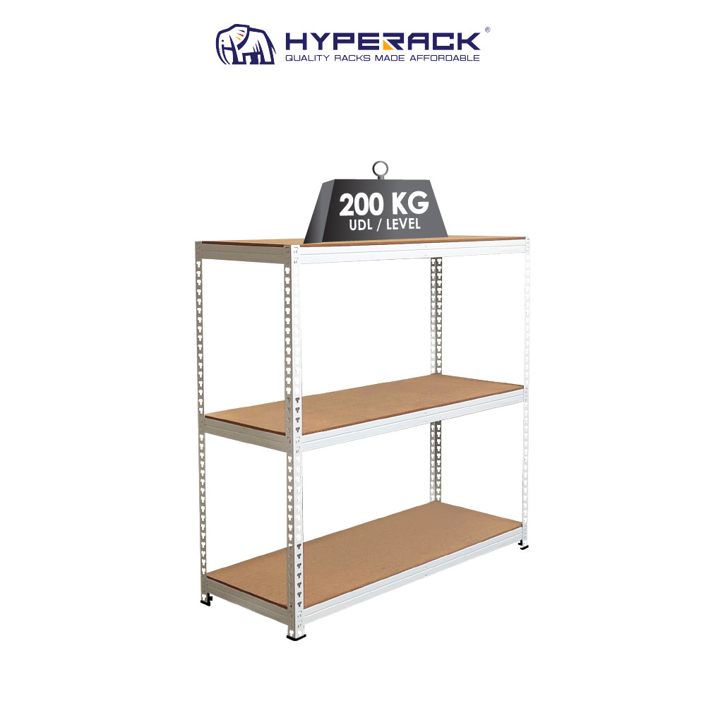 HYPERACK ™️ [Free Shipping] Livin Rack White Boltless Rack 3 Levels ...