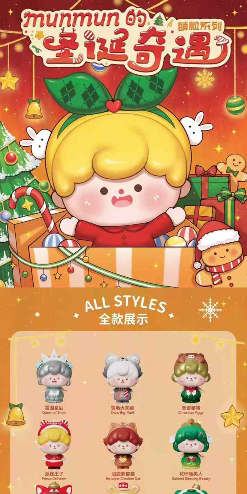Munmun Christmas Adventure Cute Blind Box Christmas Gift | Shopee Malaysia