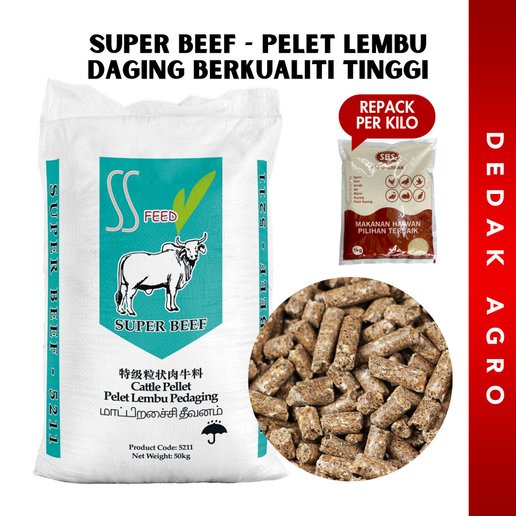 [5KG] [REPACK] [5211] SUPER BEEF | PELET LEMBU PEDAGING BERKUALITI ...
