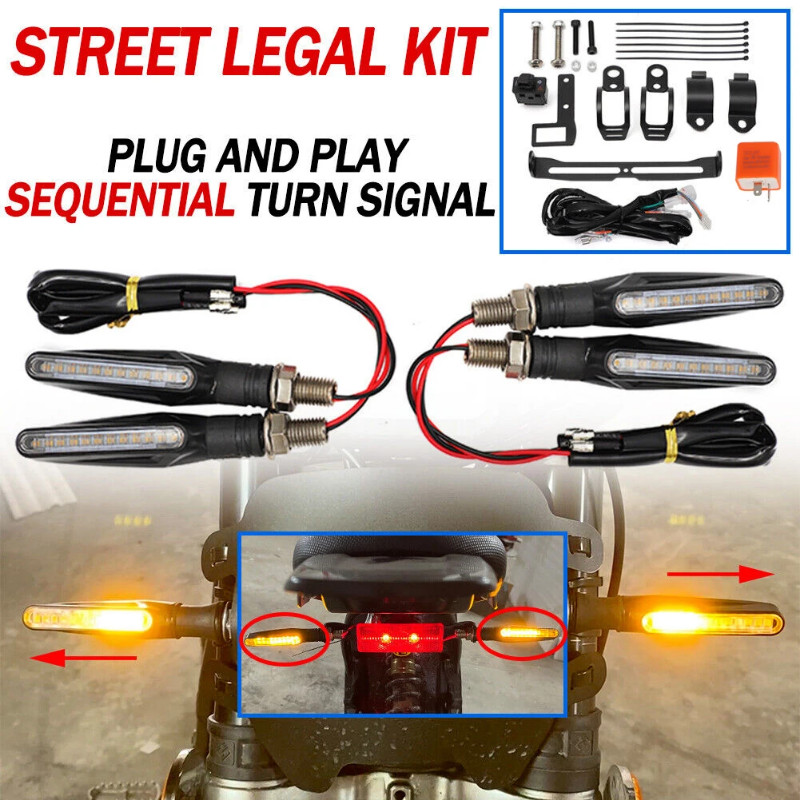 Street Legal Kit LED Plug N Play For Sur Ron Segway X160 X260 Surron ...