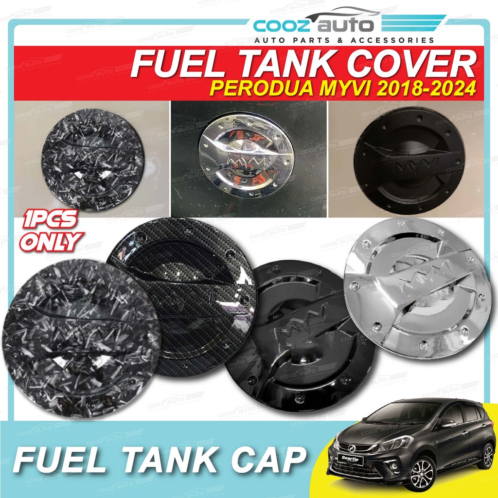 Perodua Myvi Gen3 2018 - 2025 Fuel Tank Cover Protector Fuel Cap Trim ...
