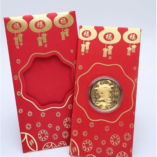 in stock (Zodiac Ox Gold Foil Red Packet RM3.6!! ) 2021 CNY Zodiac Ox ...