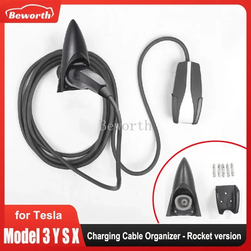 EU US Charging Cable Holder for Tesla Model 3 Y S X Charger Cable ...