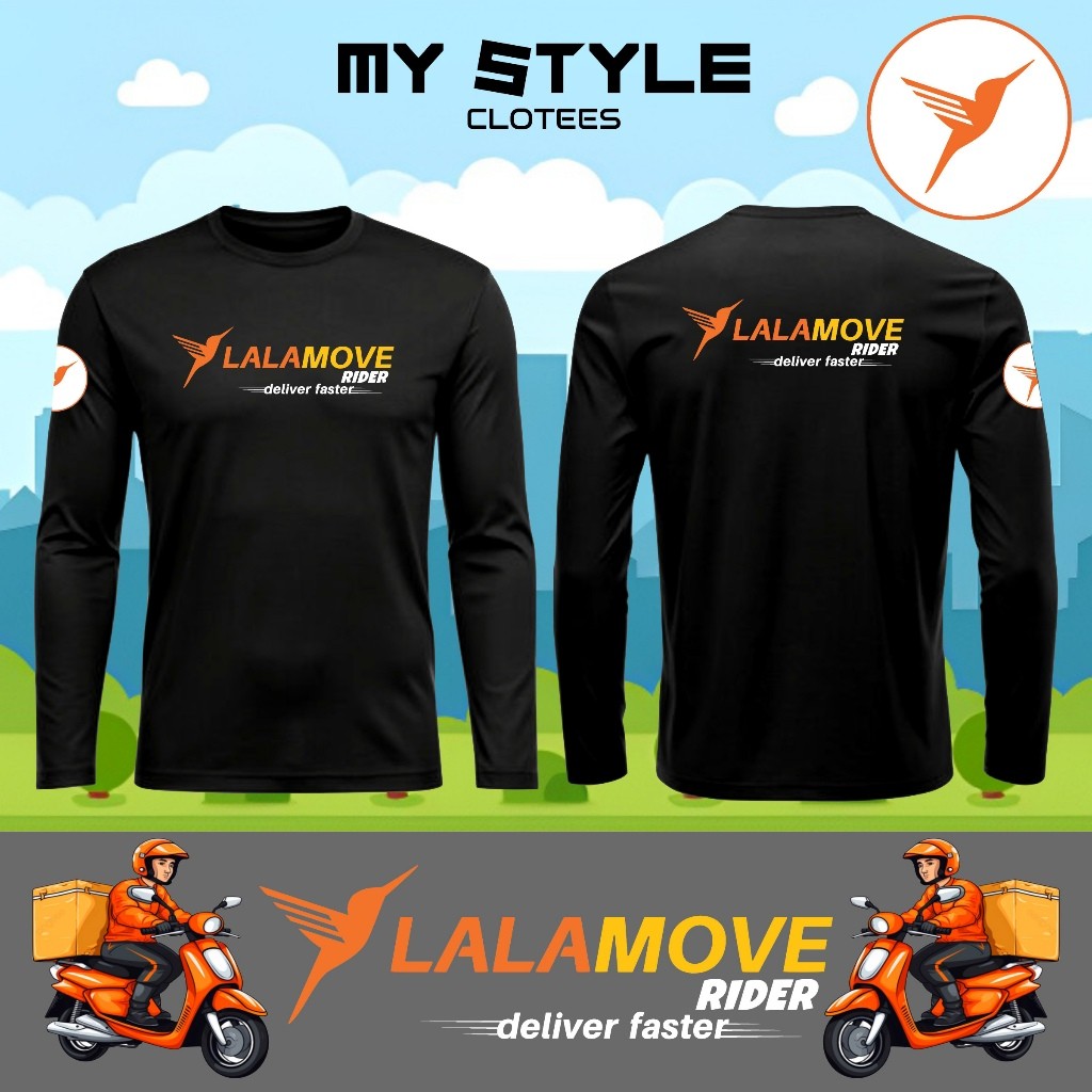 LALAMOVE RIDER Ready Stock Jersey Premium Microfiber/ Baju LALAMOVE ...