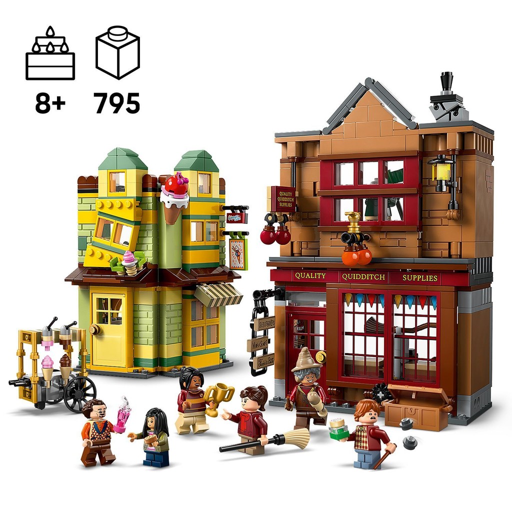LEGO 76452 Harry Potter Quality Quidditch Supplies & Ice Cream Building ...