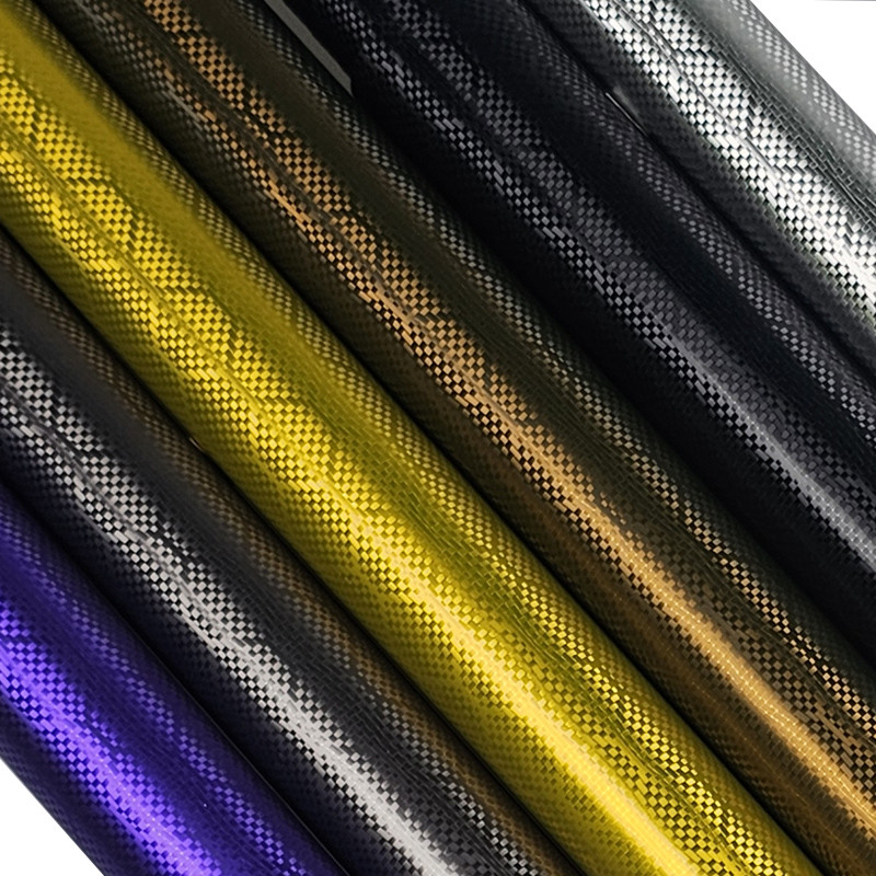 New PET Glossy Colorful Forged Carbon Fiber Honeycomb Vinyl Wrap ...