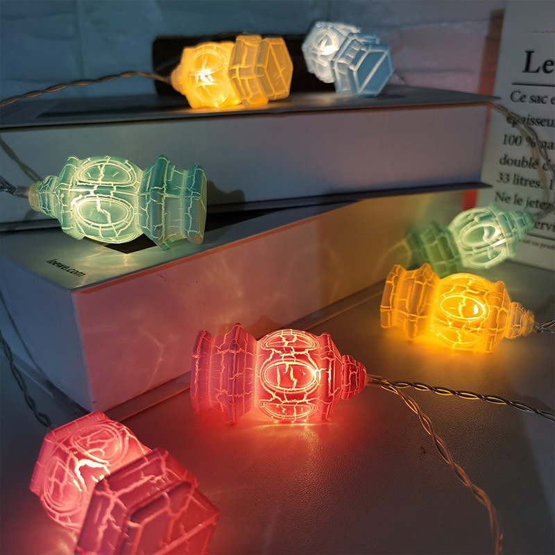 Colorful Ramadan Moon String Lights For Festive Lesser Bairam ...