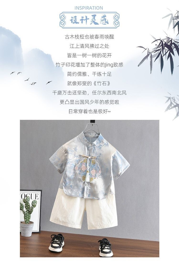 Chinese New Year Baby Boy kids CNY Clothes Boy Hanfu Costumes kids Tang ...