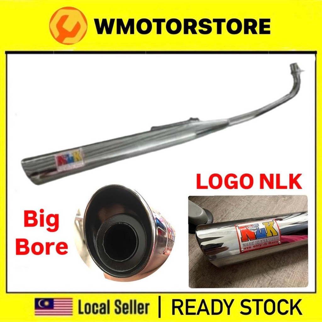 NLK Honda EX5 Standard Open Racing Exhaust Pipe Honda 25MM 41MM BIG ...