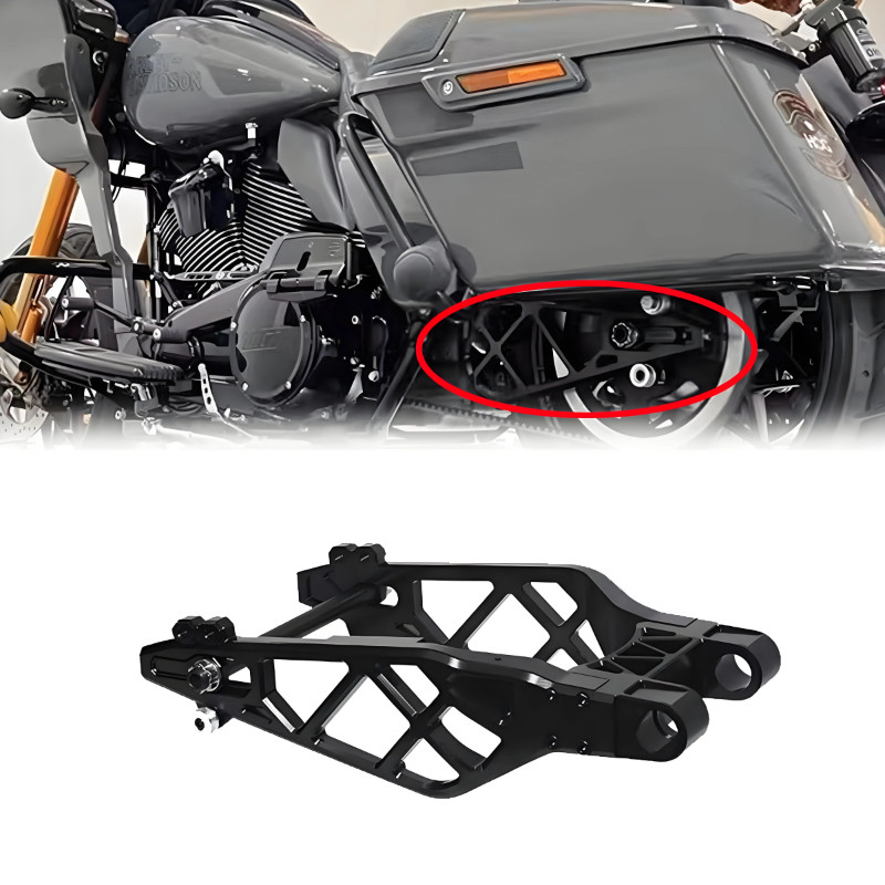 Motorcycle aluminum double wishbone rear rocker arm Swing For Harley ...