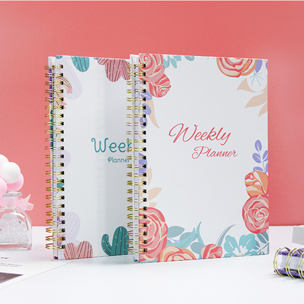 2025 Weekly Planner Spiral Notebook Notepad Daily Monthly Chedule ...