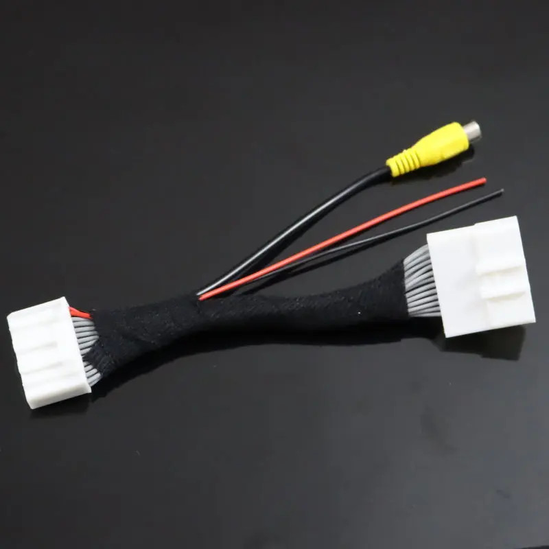 Car Rear View Camera Adapter Connector OEM Screen 28 pins For Mazda 2 6 ...