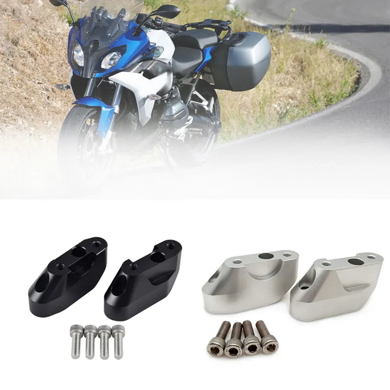 CNC Handlebar hand Riser Mount Clamp 28mm Up 25mm Handle Bar Riser ...