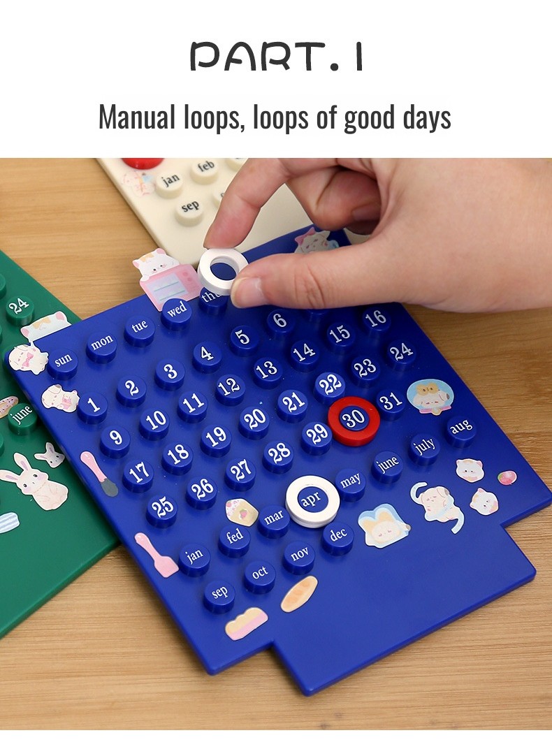 Acrylic Calendar Desktop Calendar Calendar Detachable Desktop Calendar ...