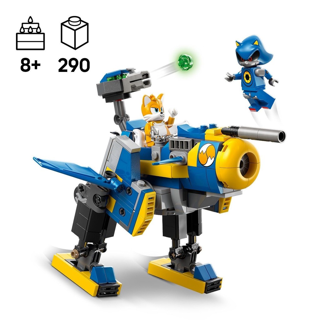 LEGO 77002 Sonic Cyclone vs. Metal Sonic Building Toy Set (290 Pieces ...