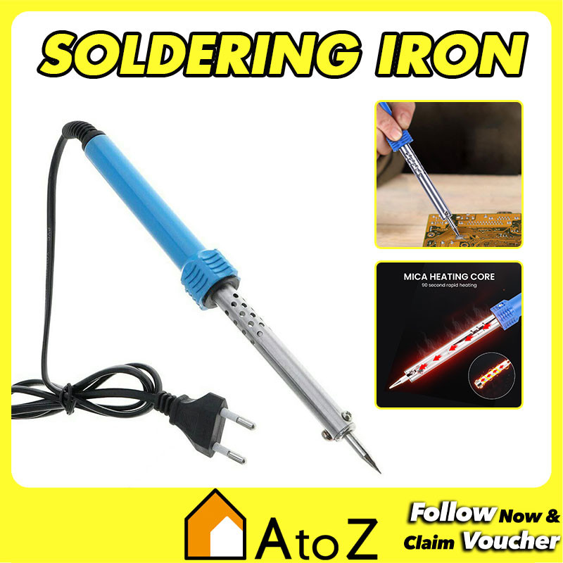 Soldering Iron 2 Pin Plug 30W/40W/60W Constant Temperature External ...