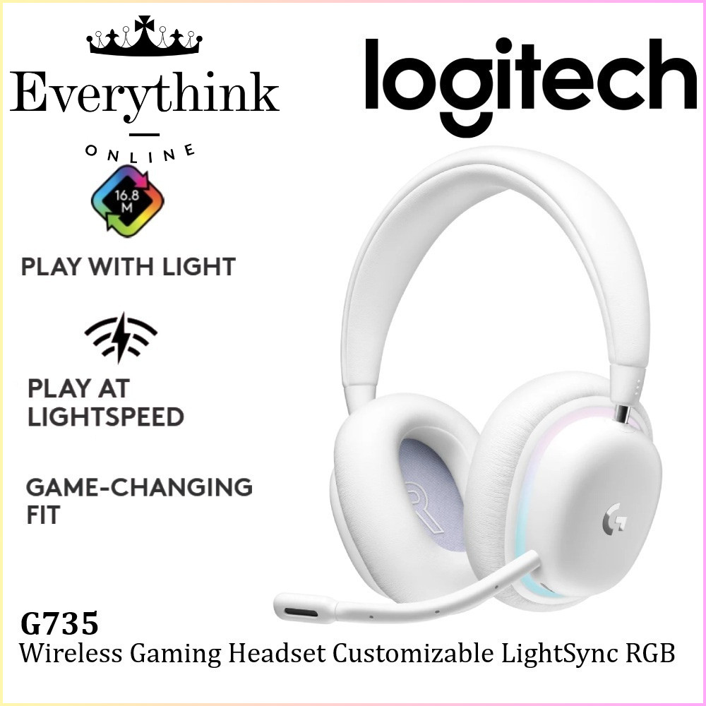 LOGITECH G735 WIRELESS GAMING HEADSET WITH LIGHTSPEED / BLUETOOTH ...