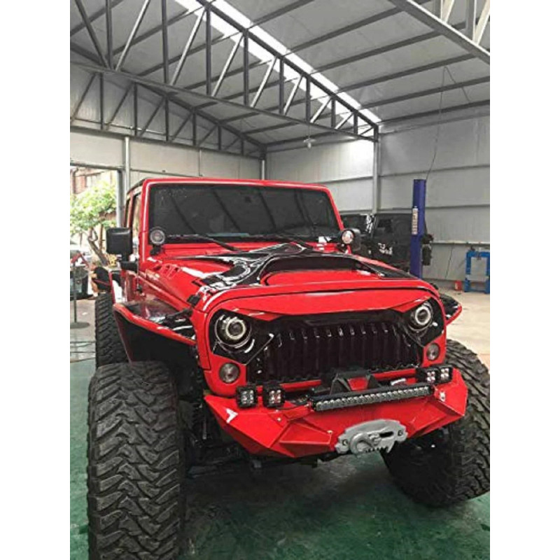 SXMA J189 Grille Gladiator Front Grille Grill Black Angry Front Grill ...