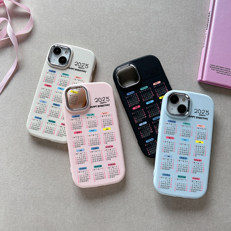 For OPPO Reno 2F 4 Pro 5 5F 6z 2025 New Year Calendar Case Plating ...