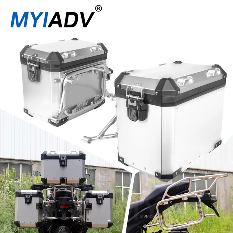 Motorcycle Aluminum Box Top Box Pannier Rear Luggage Rack For BMW ...