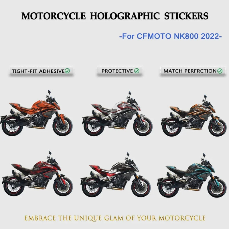 For CFMOTO NK800 800NK NK 800 2022-2024 Holographic Stickers Fairing ...