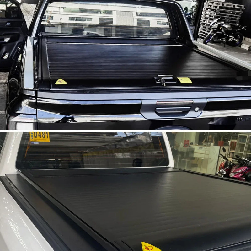Heavy Duty Pickup Truck Roller Lid Hard Aluminum Retractable Tonneau ...