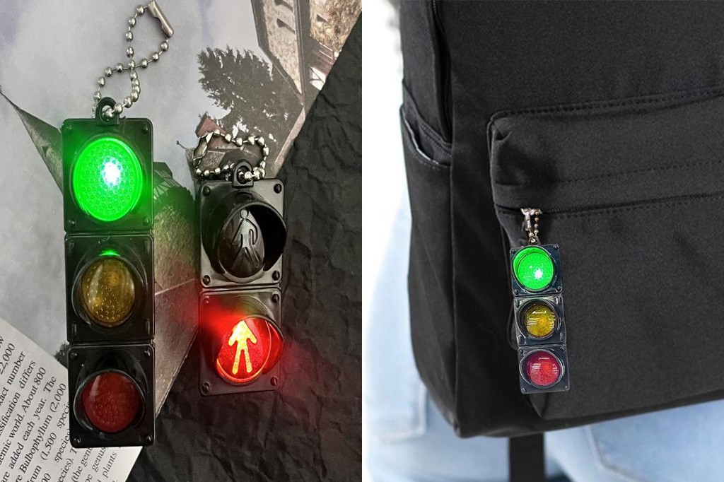 CH Fun Traffic Light Accessory Cute Traffic Light Keychain Mini Traffic ...