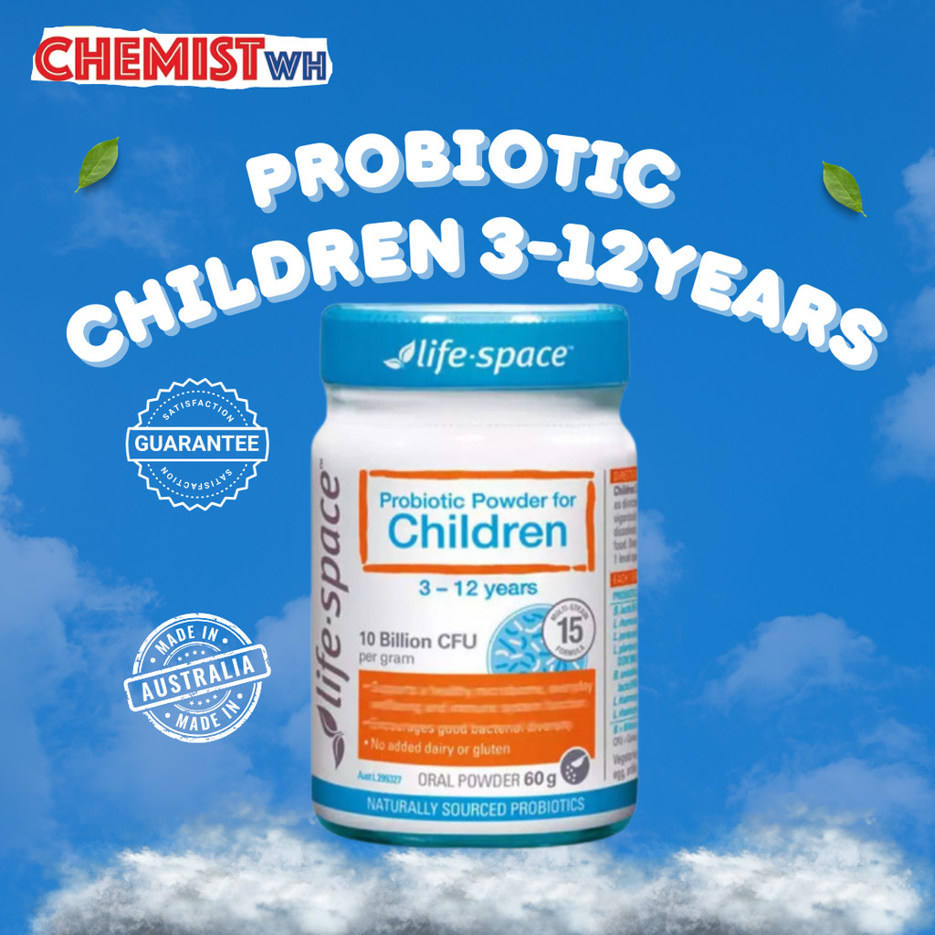 LIFESPACE Probiotic Powder For Children 3 Years - 12 Years (60g ...