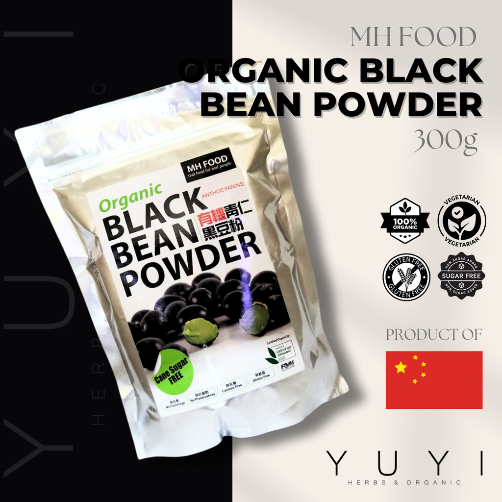 【MH Food】Organic Black Bean Powder - 300gm | Shopee Malaysia
