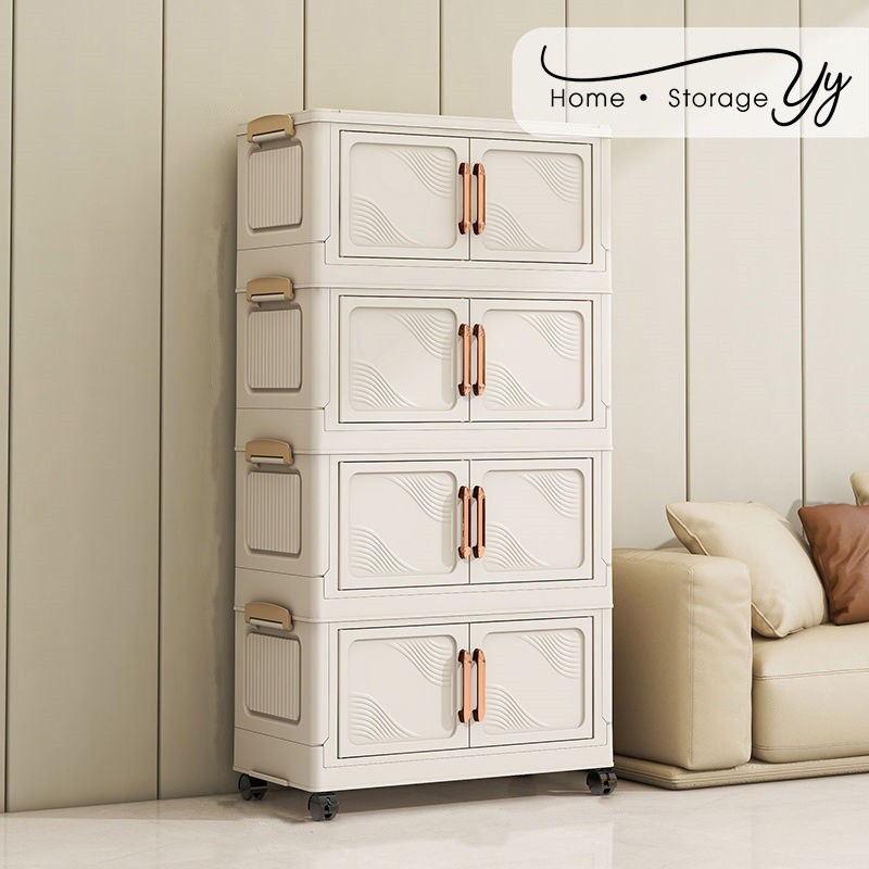 Johor Seller | Foldable Wide Storage Cabinet for Home Use Clothes ...