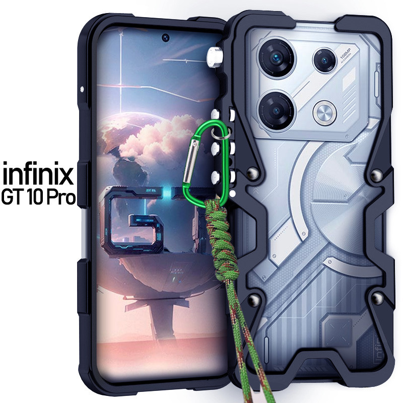 Armor Screw Metal Bumper Aluminum Frame Case Shockproof Cover for ...