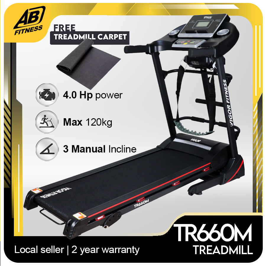 Treadmill Multifunction Cardio Exercise Jogging Machine TR660M ...