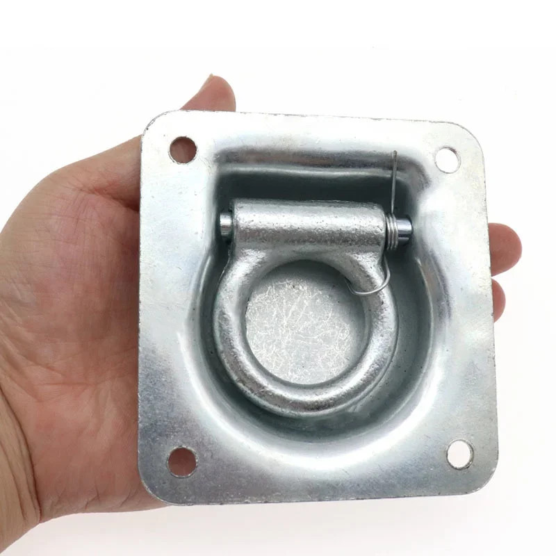 Recessed Flush Mount Lift Handle Ring Pull Hatch Deck Hinge Trailer Tie ...
