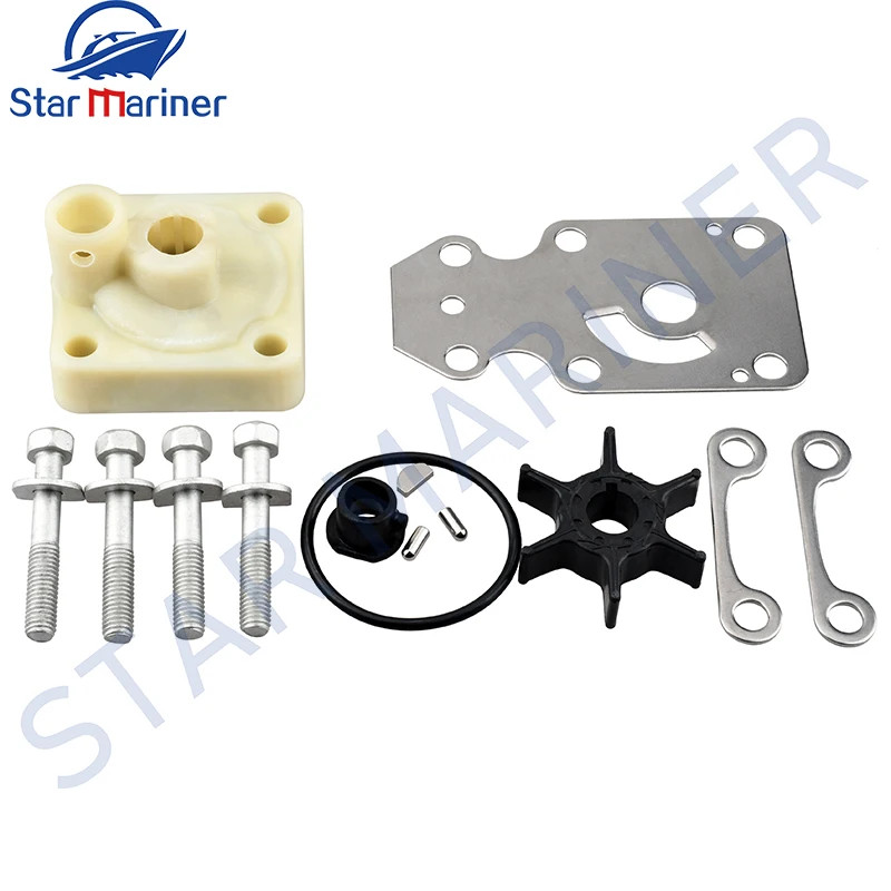 6AH-W0078 Water Pump Repair Kit For Yamaha Outboard Motor 4T F9.9 F13.5 ...