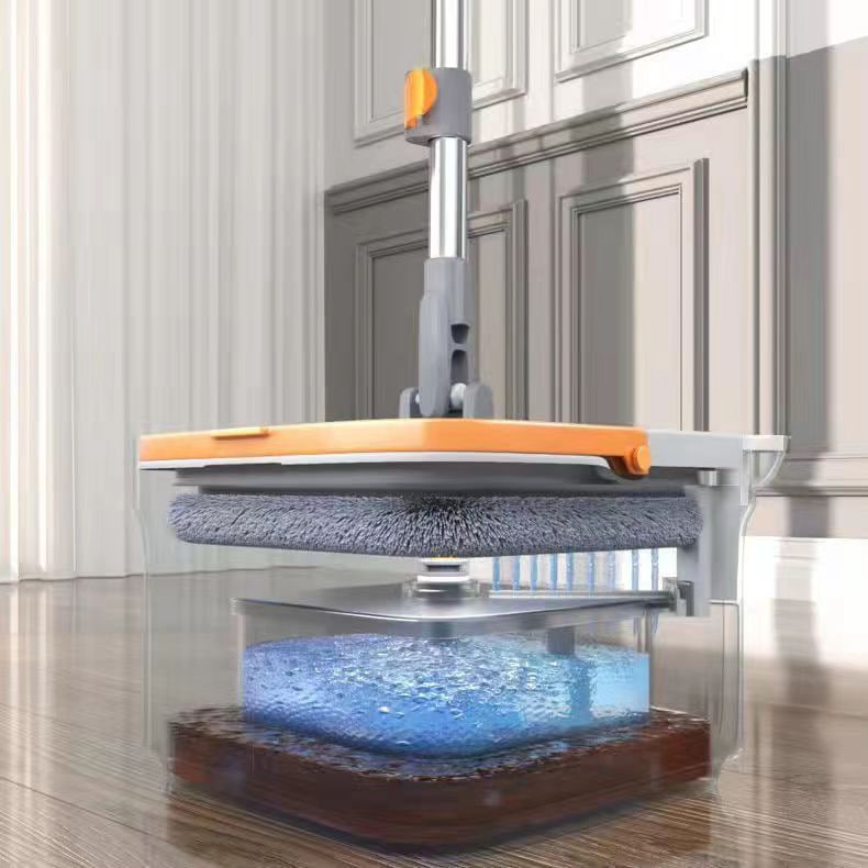 Spin Mop Set Bucket Automatic Magic Rotating Mop Lazy Mops Hand Wash ...