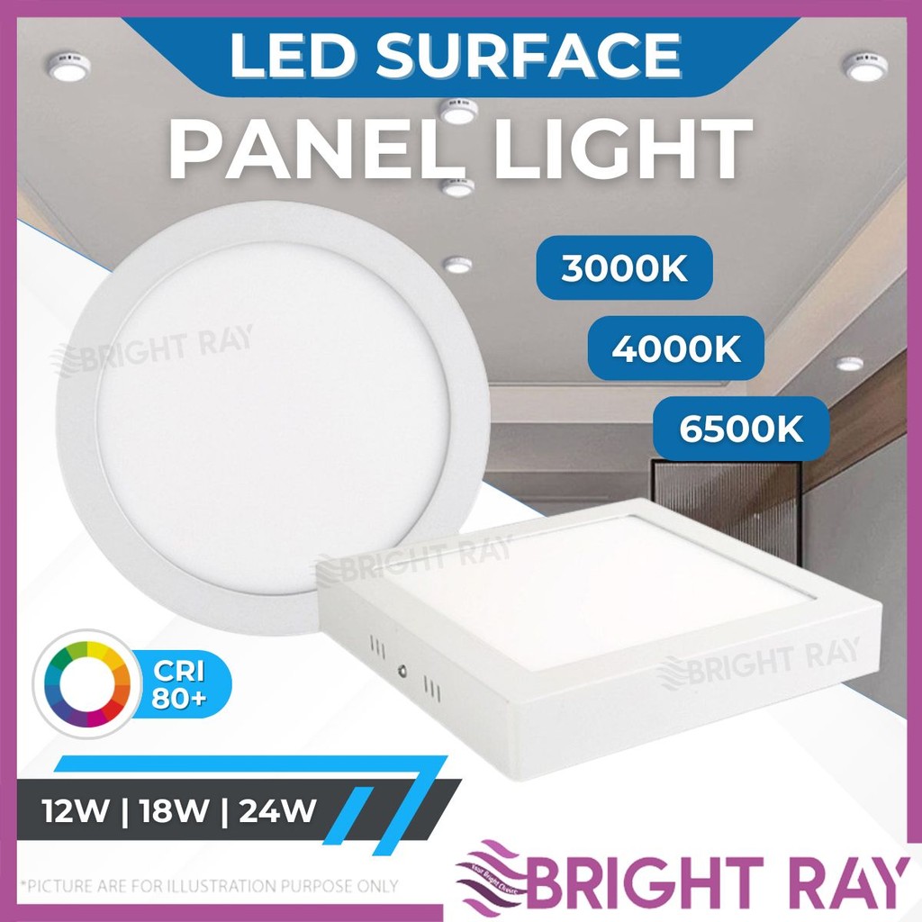 12W / 18W / 20W Surface Downlight Surface Lighting Lampu Downlight Down ...