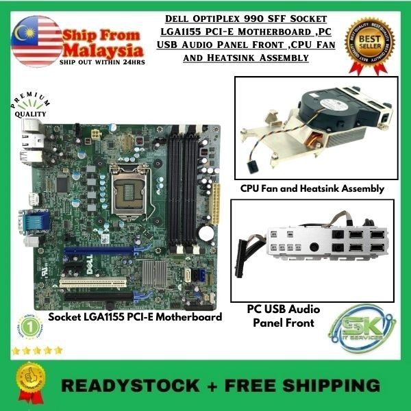 Dell OptiPlex 990 SFF Socket LGA1155 PCI-E Motherboard ,PC USB Audio ...