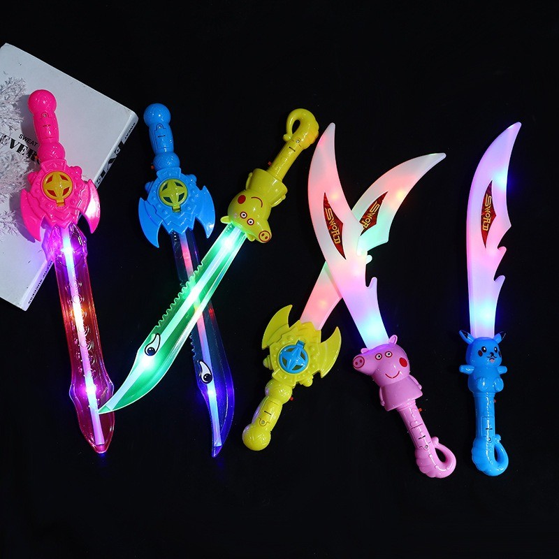 AO Home Flashing Laser Sword Light Stick Toy With Bright Light Sound ...