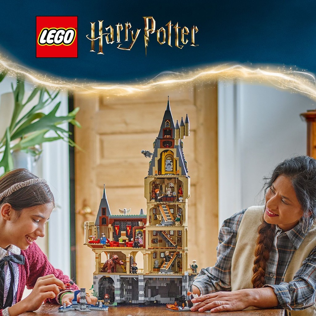 LEGO 76454 Harry Potter Hogwarts Castle: The Main Tower Building Toy ...
