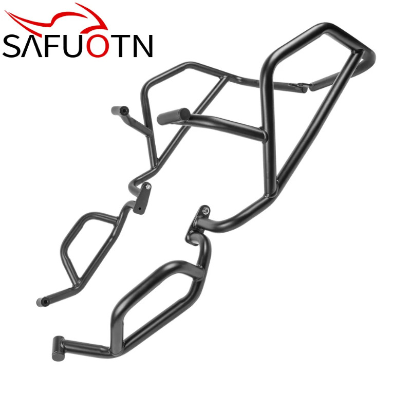 For CFMOTO 450MT 2024 Engine Guard Highway Crash Bar Motorcycle Frame Protection Upper Lower ...