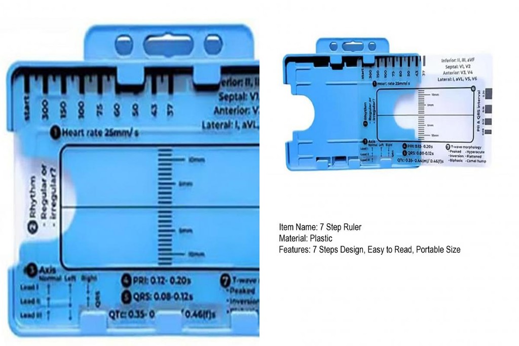 canaan| Ekg Interpretation Tool Ekg Interval Measurement Card ...