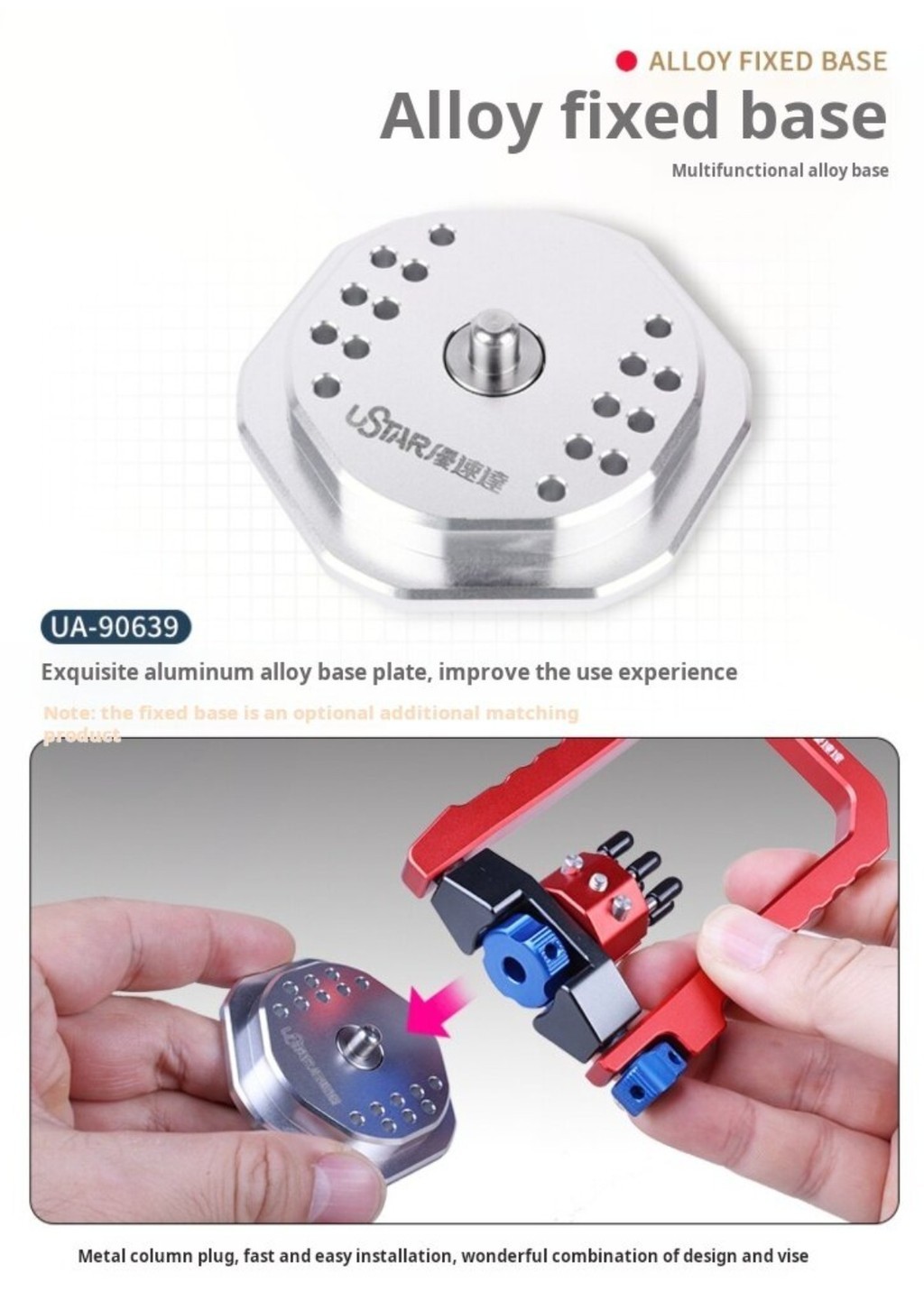 Adjustable Angle Hand Held Bench Clamp Paint Handle Detachable MINI ...