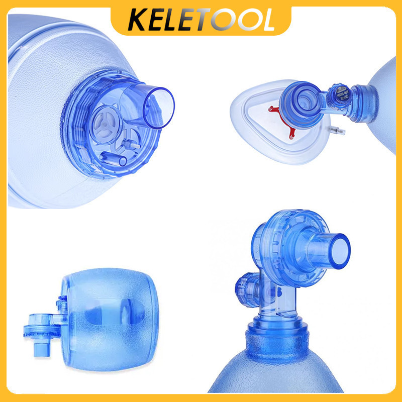 First aid kit manual resuscitator PVC Ambu bag oxygen tube first aid ...