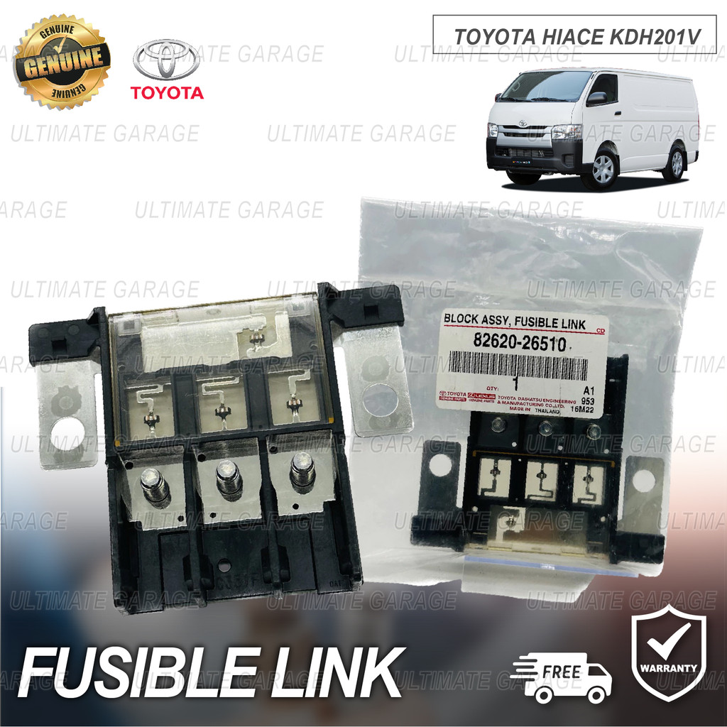 82620-26510 BLOCK ASSY / FUSIBLE LINK / MAIN FUSE BOX / FUSIBLE BLOCK ...